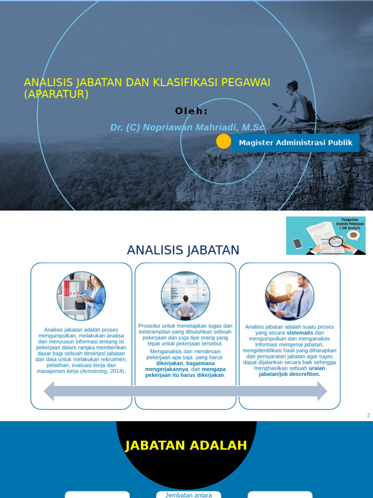 Pertemuan 5 Analisis Job Dan Klasifikasi Pegawai Aparatur | PDF