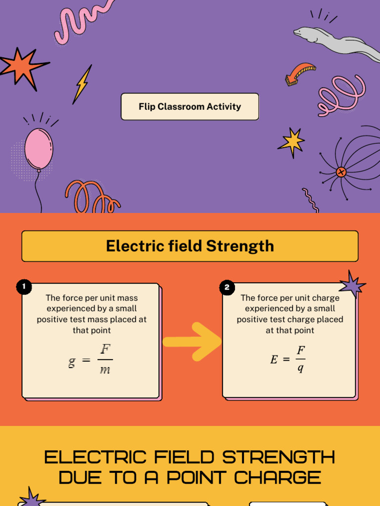Electric Fields-Flip Classroom Activity | PDF | Electric Field | Potential Energy