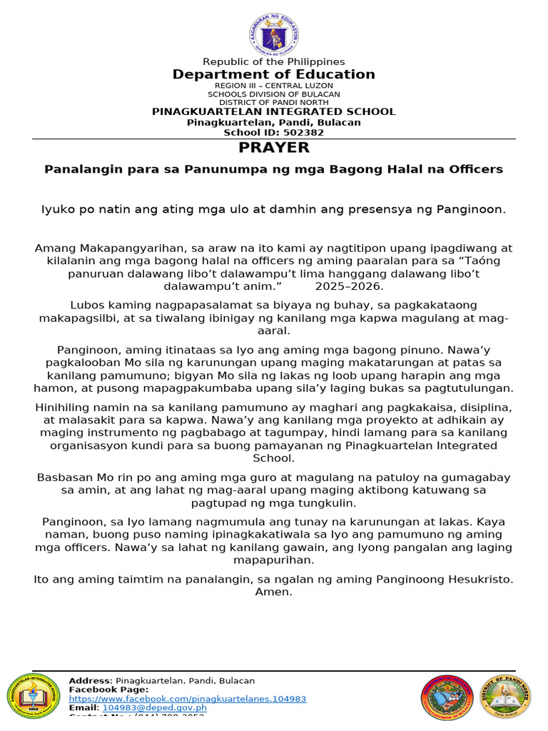 Panunumpa All Organization | PDF