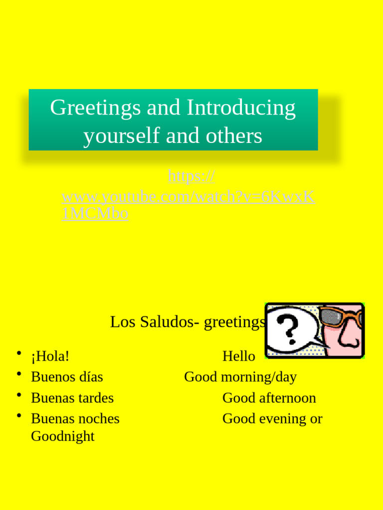 Making Introductions and Greeting | PDF