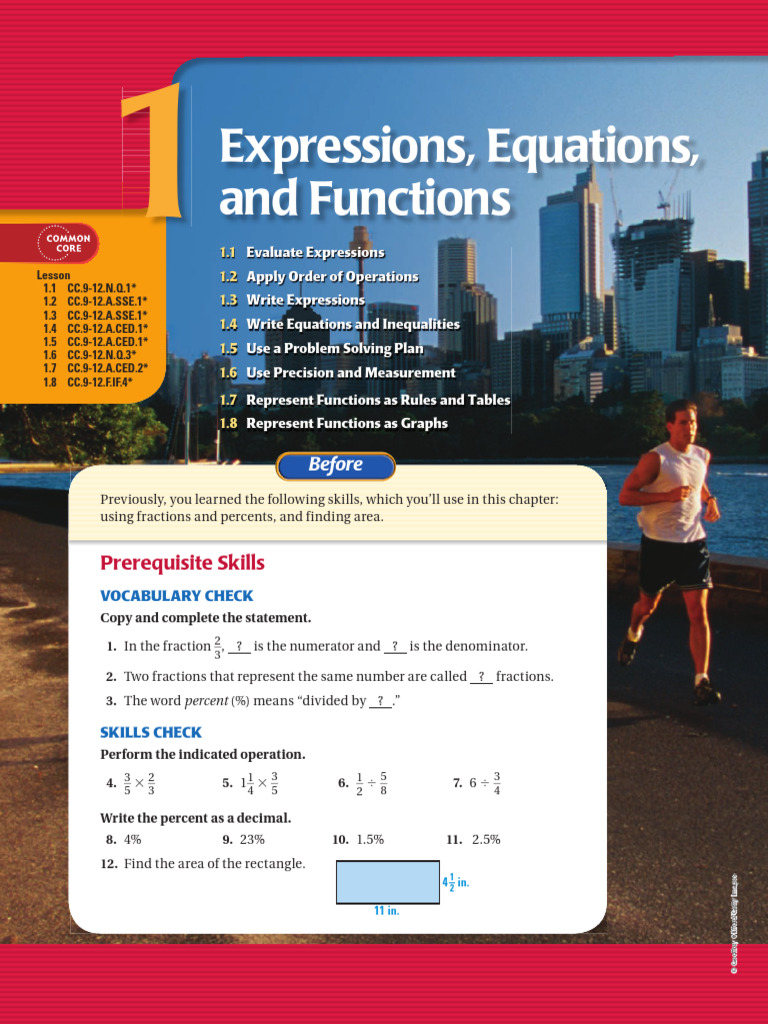 Algebraic Expressions and Functions Guide | PDF | Multiplication ...