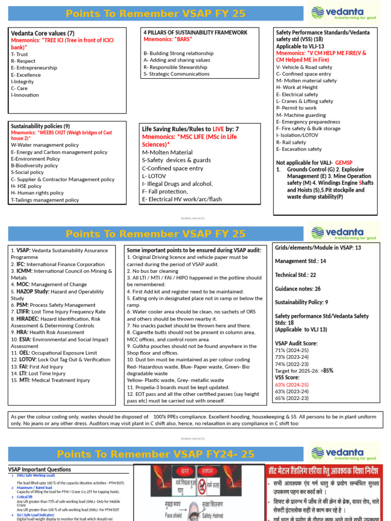 VSAP Audit Guidelines and Scores | PDF | Switch | Fire Safety