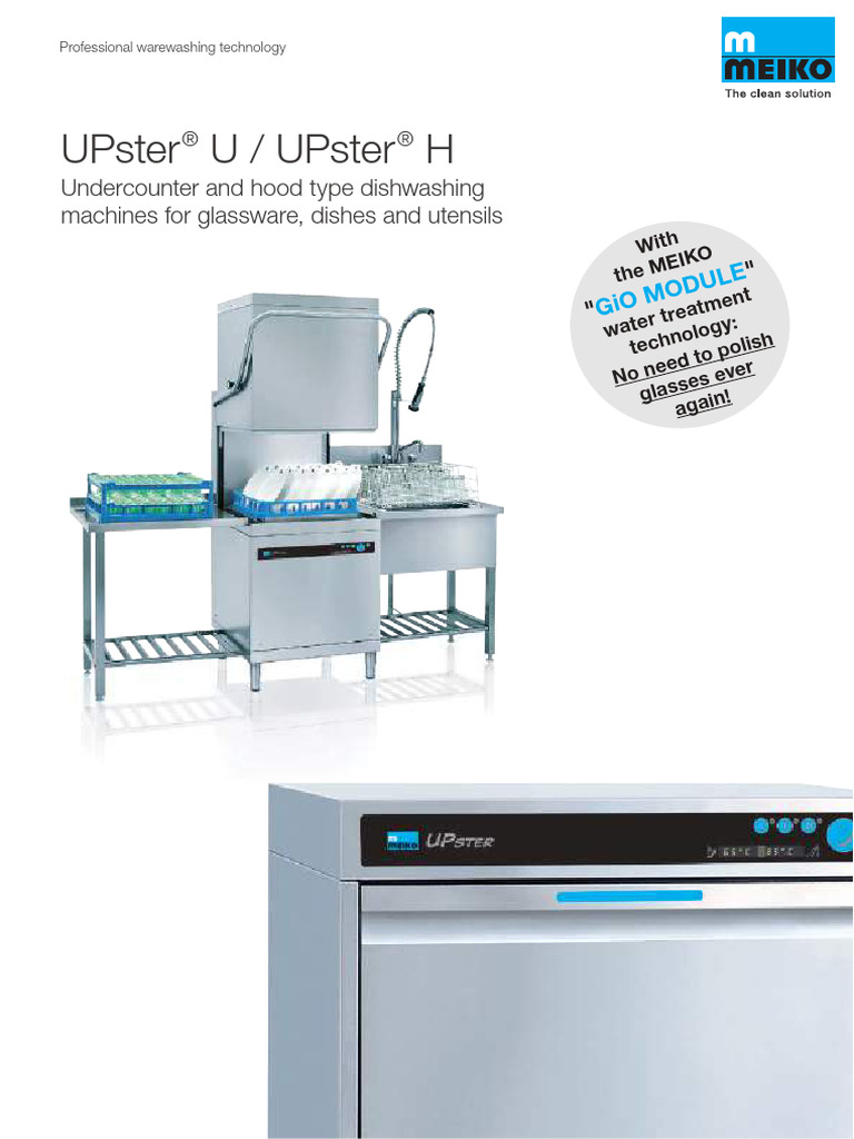 Meiko Upster Katalogas Profarma Global Opt | PDF | Dishwasher