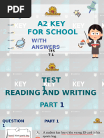 2023 Key Stage 1 English Reading Paper 2 Reading Answer Booklet | PDF ...