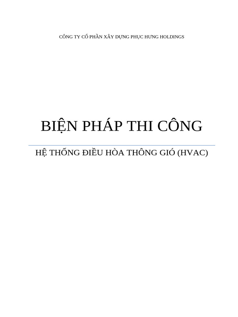 04.thcc-Mep BPTC Hvac | PDF