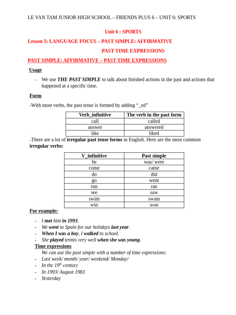 Past Simple Practice Exercises | PDF | Grammar | Linguistic Morphology