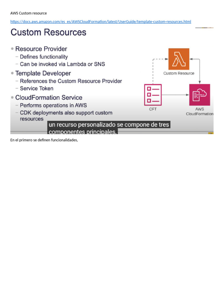 AWS Custom Resource | PDF