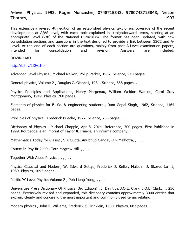 Toaz - Info A Level Physics PR | PDF