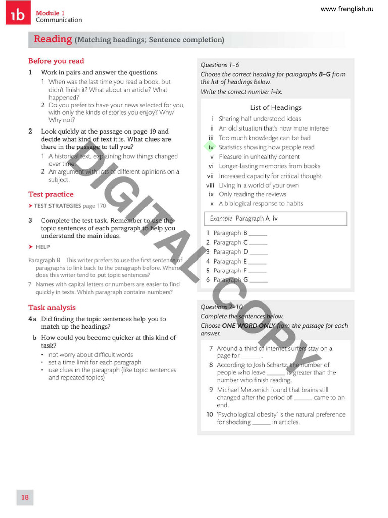 Lesson 2 - Reading Practice | PDF