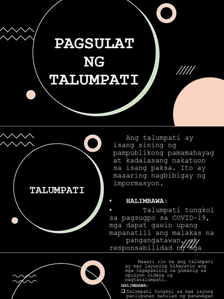 PAGSULAT-NG-TALUMPATI | PDF