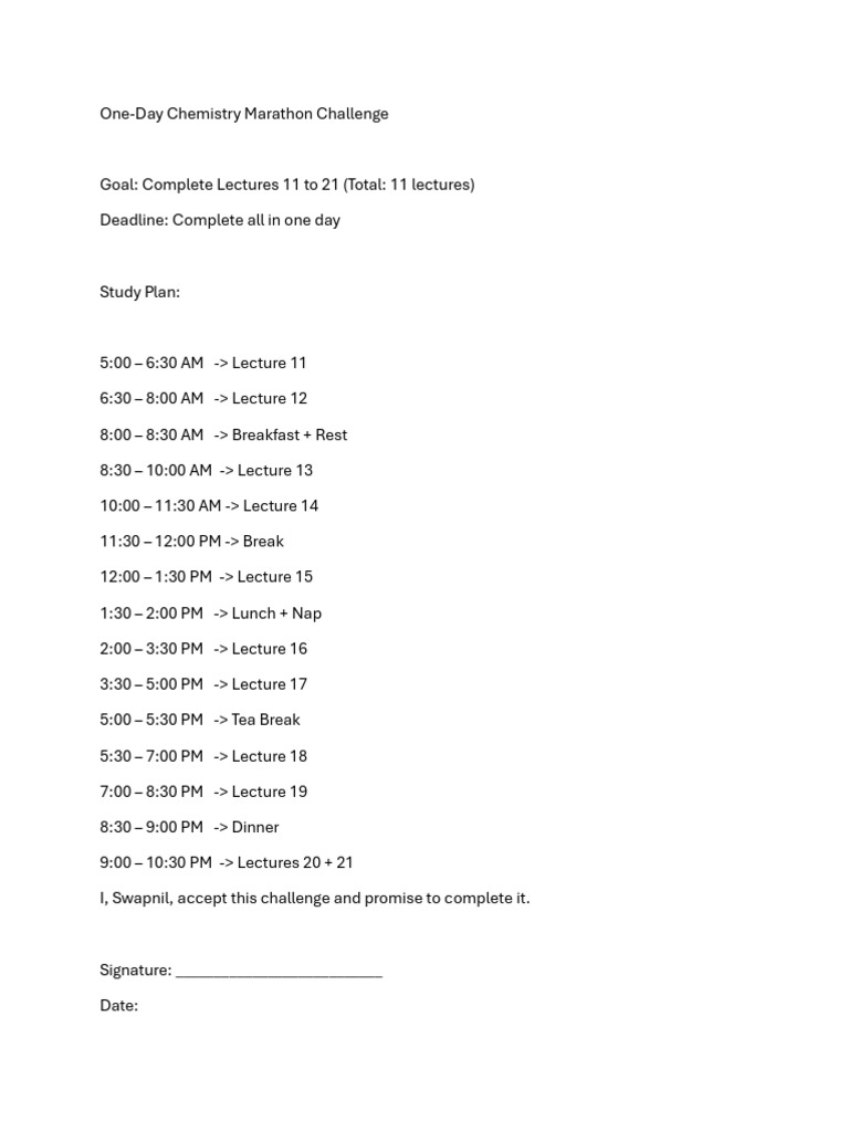 Chemistry Challenge 4 August | PDF