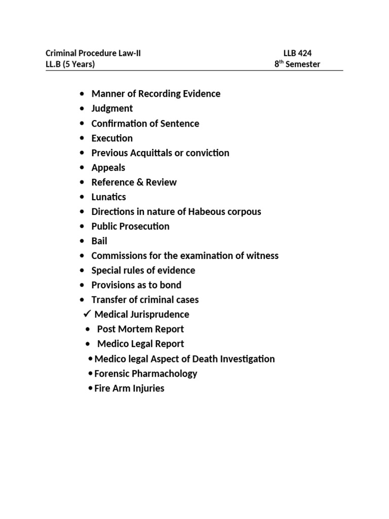 LLB 424 CRPC | PDF