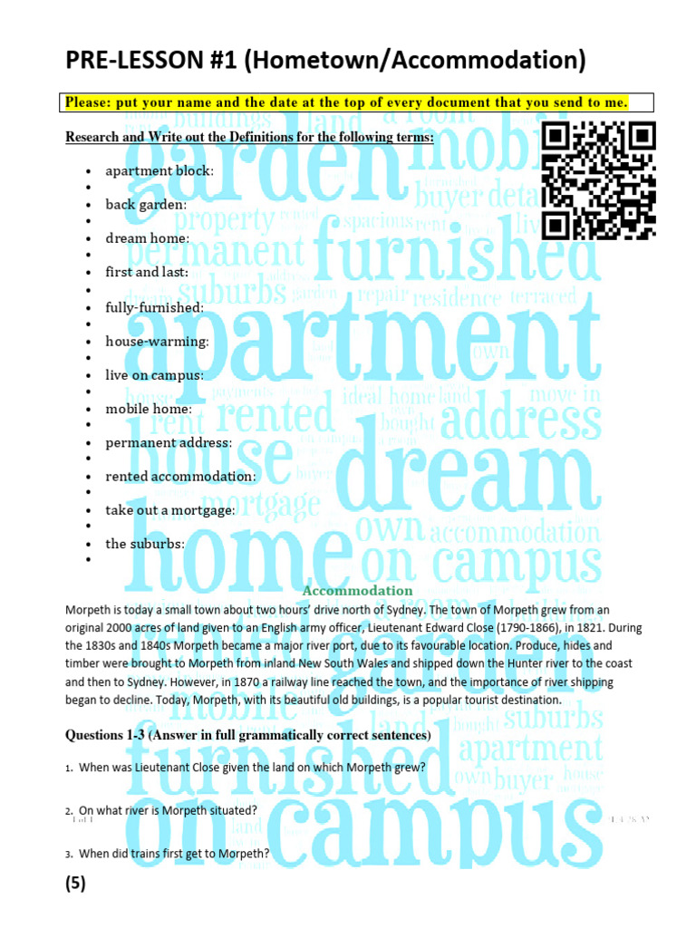 2023 IELTS Q-Lesson 1 by Mr. Sanders | PDF