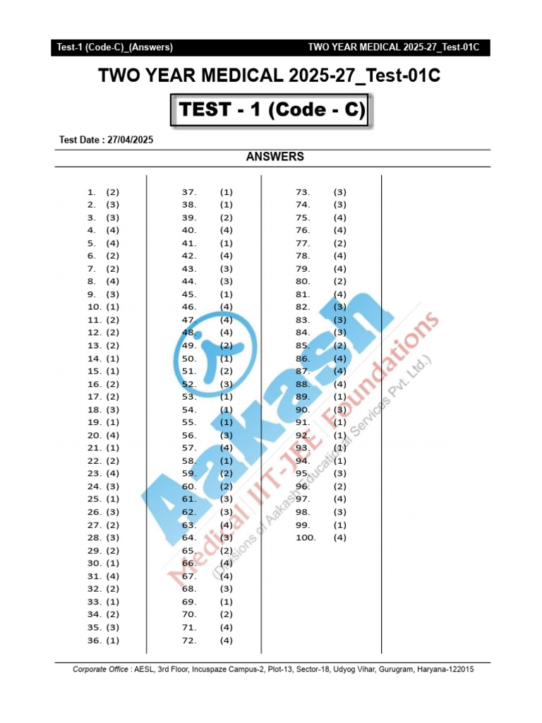 TYM Answer Key 2025 | PDF | Chess Theory | Chess