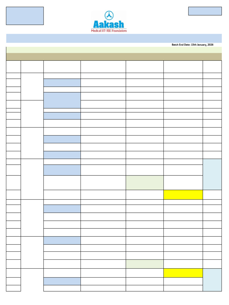 Academic Calendar TYM Phase-01 2025-26 Version 1.0 | PDF | Military Operations | Battles