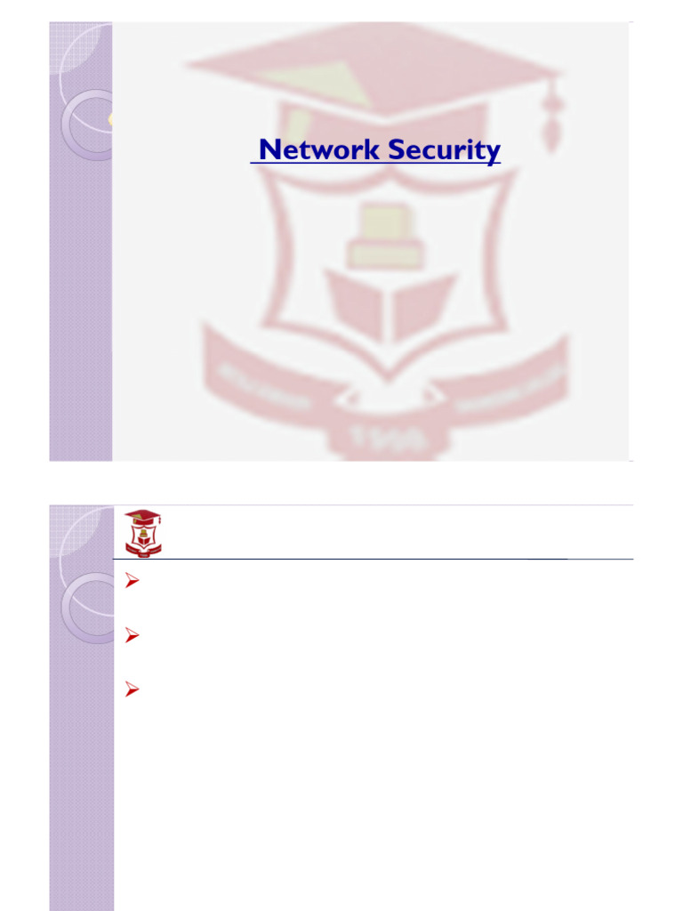 Understanding Network Security Basics | PDF | Cryptography | Encryption
