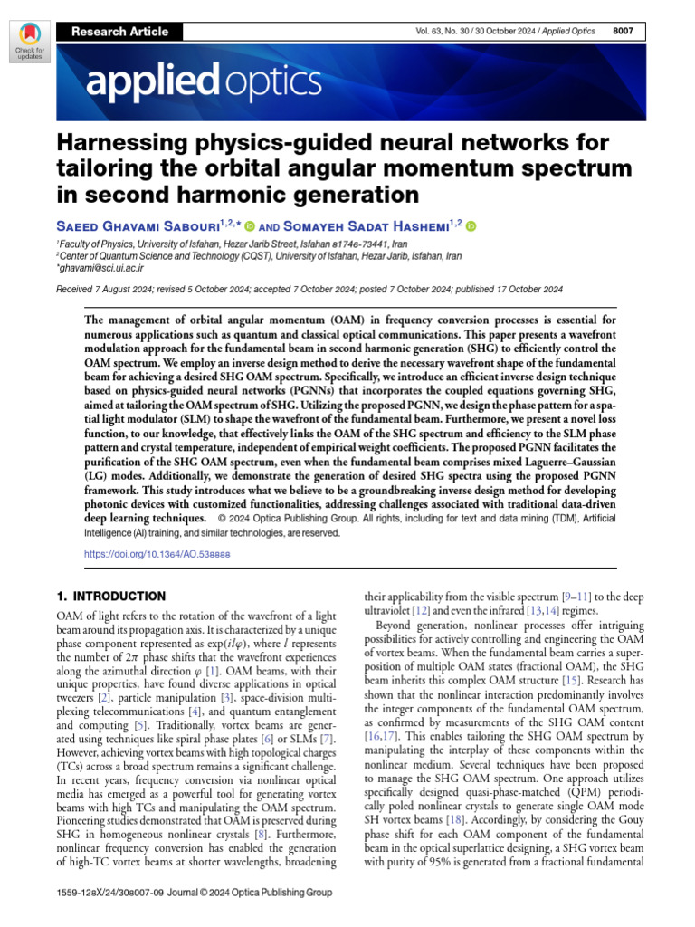 46_2024_Harnessing physics-guided neural networks for tailoring the orbital angular momentum ...