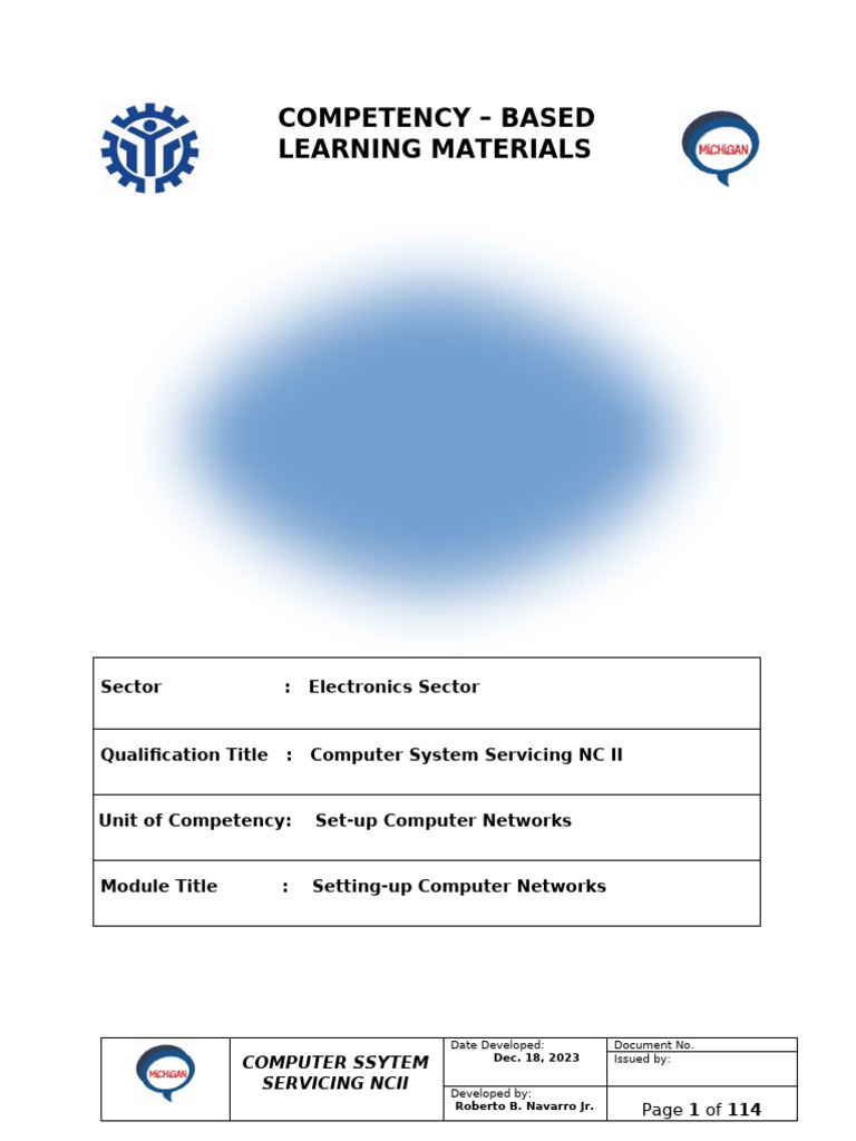 Computer System Servicing NC II Module | PDF | Computer Network ...