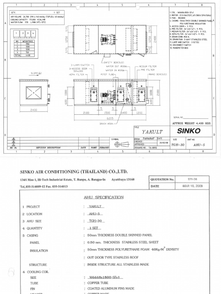 Drawing Ahu-5 | PDF