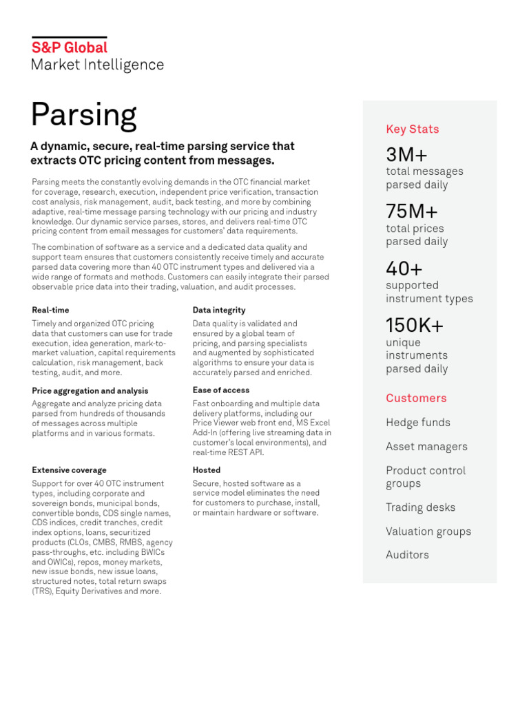 Real-Time OTC Pricing Data Solutions | PDF | Over The Counter (Finance ...