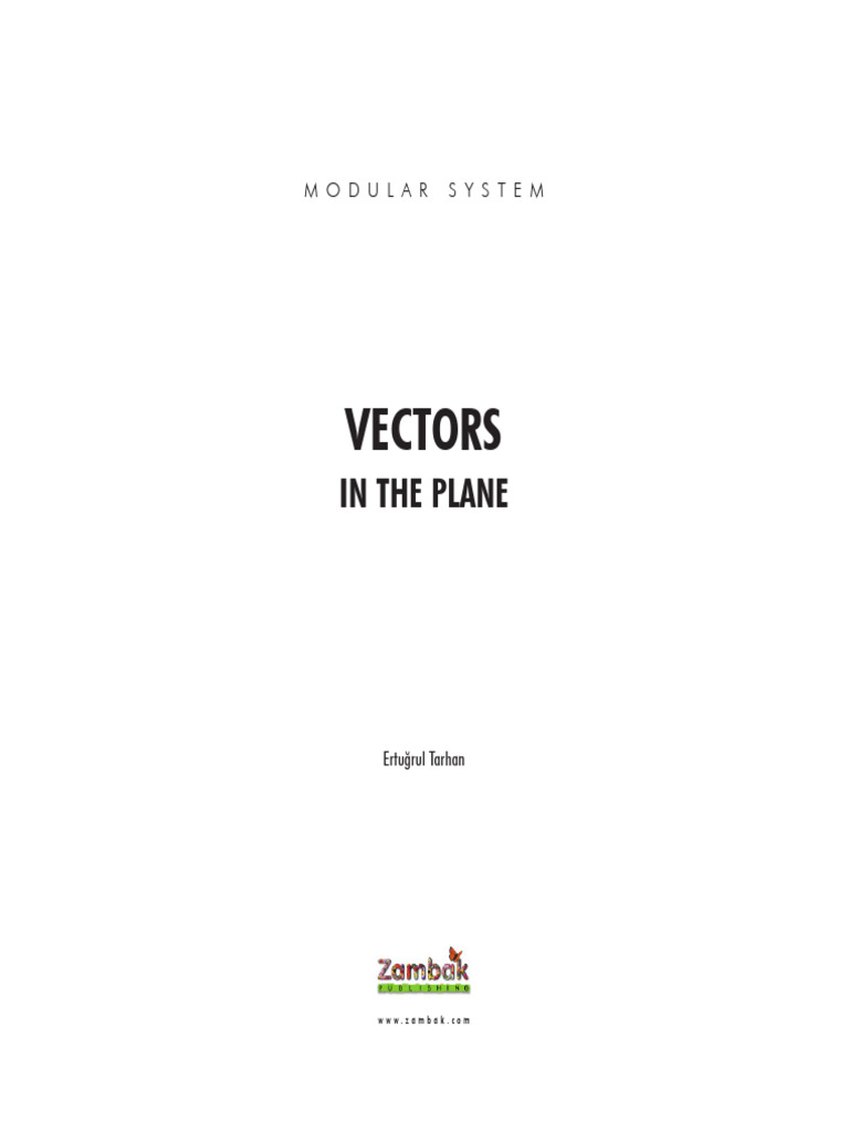 Understanding Vectors in the Plane | PDF | Cartesian Coordinate System ...