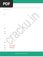 BPSC Aedo Sample Paper | PDF