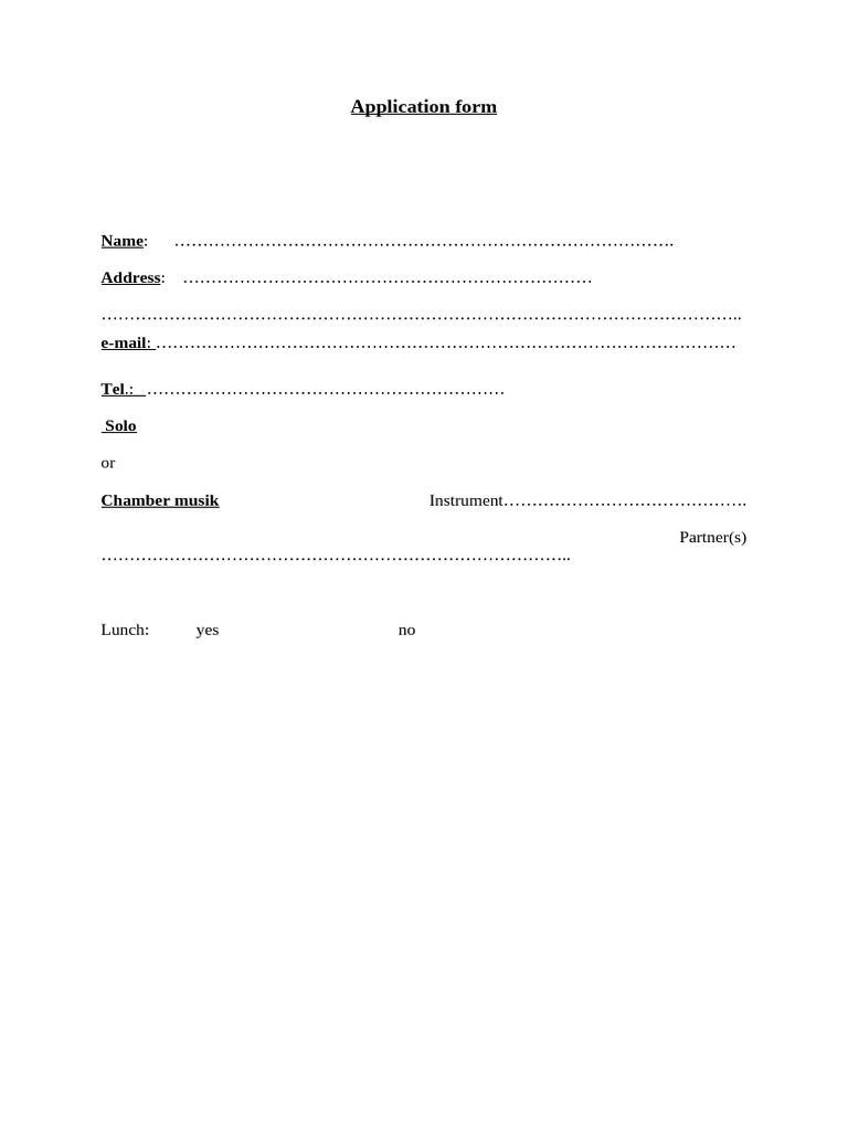 Gulyas Perez-Master Class Application Form-1 | PDF