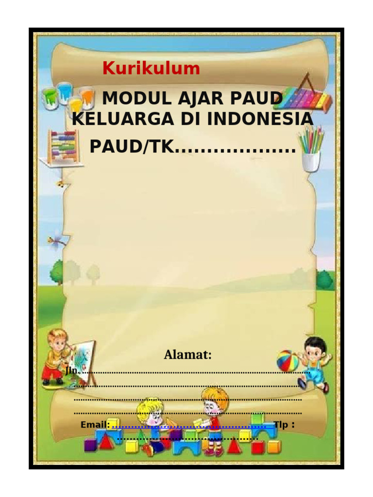 Modul Ajar (RPP+) Ringkas Keluarga Di Indonesia Paud | PDF