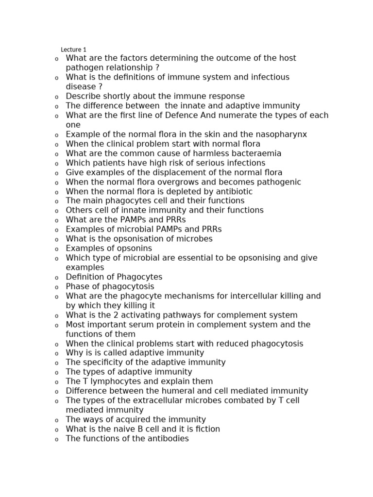 Question | PDF | Lymphocyte | Immune System