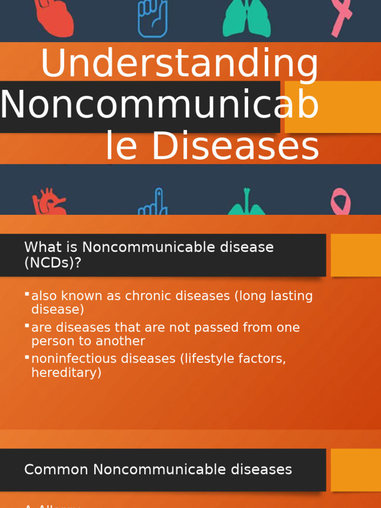 Overview of Noncommunicable Diseases | PDF | Cancer | Kidney