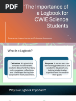WBL Logbook Sheet Template Guide | PDF | Career & Growth