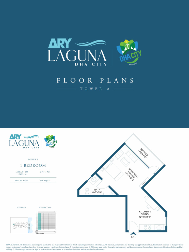 ARY Laguna Tower A FloorPlans Min | PDF