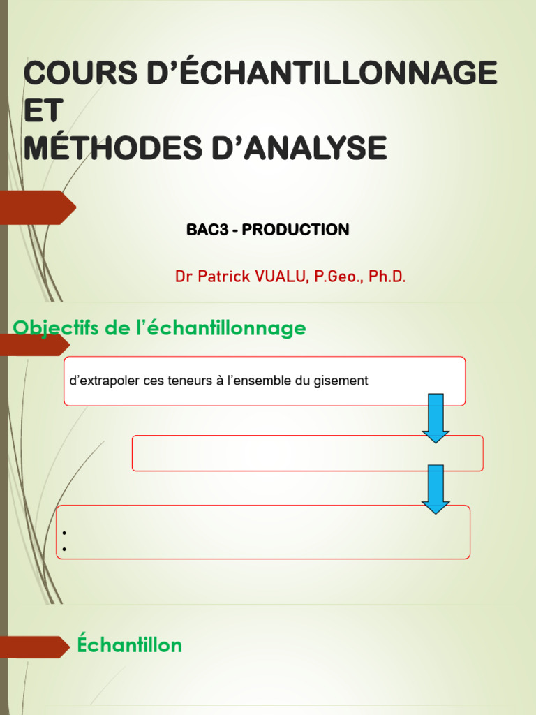 Échantillonnage et Analyse des Matériaux | PDF | Pétrole | Hydrocarbures