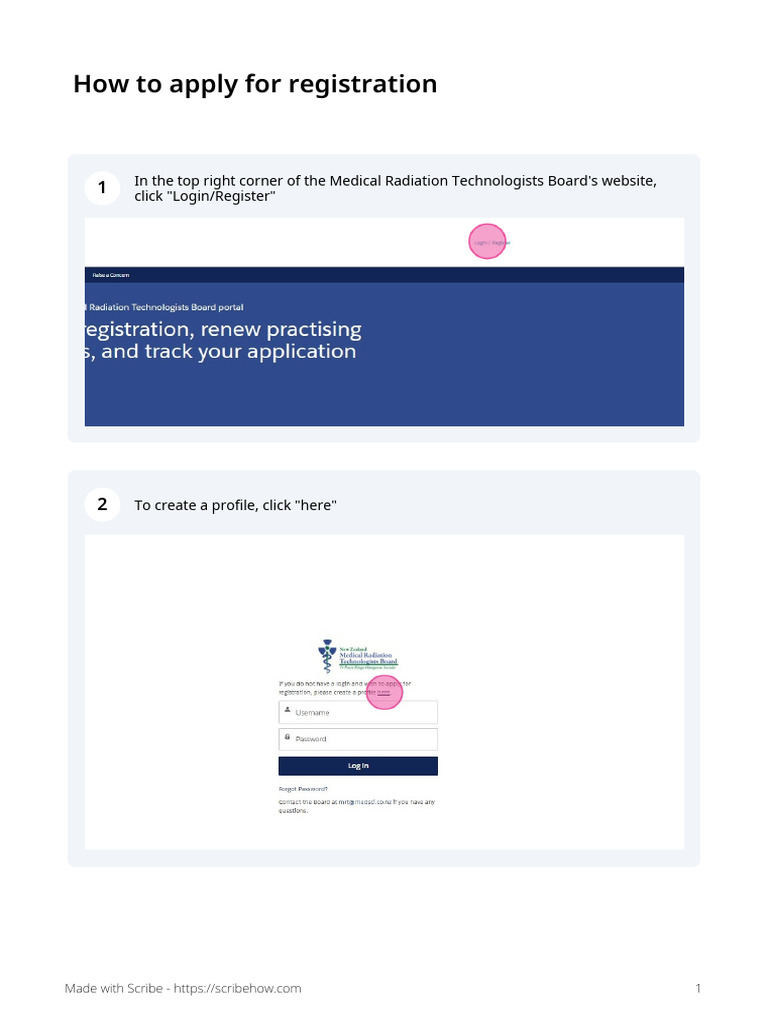 MRTB Registration Application Guide | PDF | Criminal Record