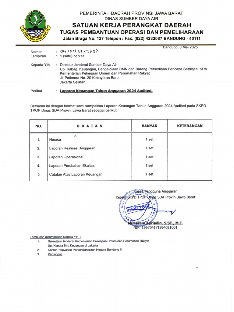 Audited Financial Report FY 2024 | PDF