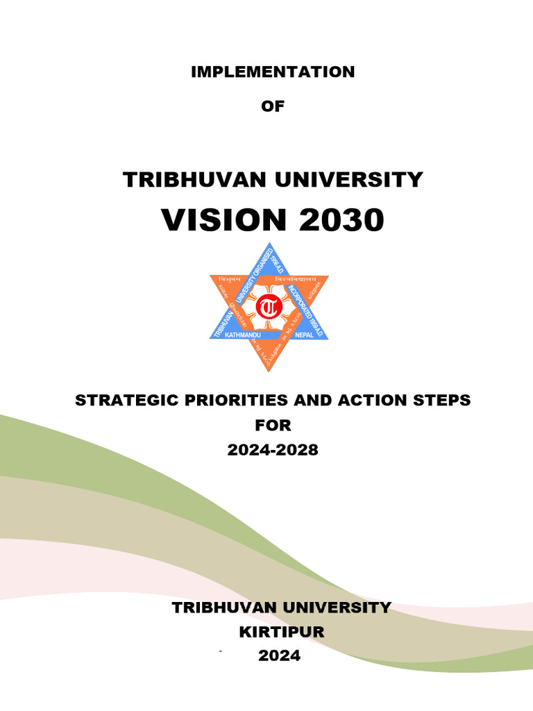 TU Vision 2030 | PDF | Bachelor's Degree | Higher Education