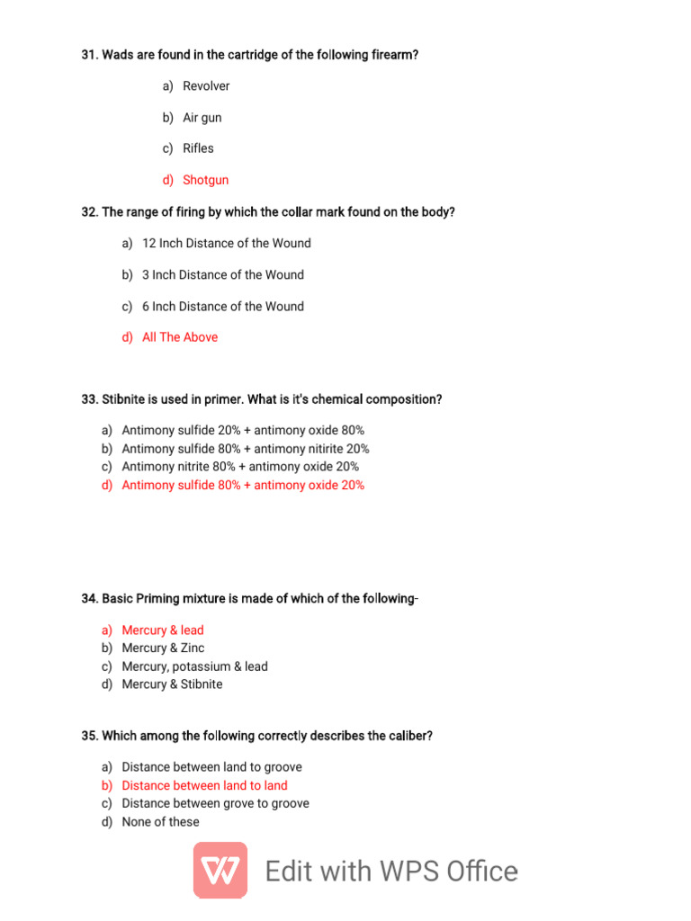 Firearms & Tool Marks Analysis-1 | PDF | Cartridge (Firearms) | Gun Barrel