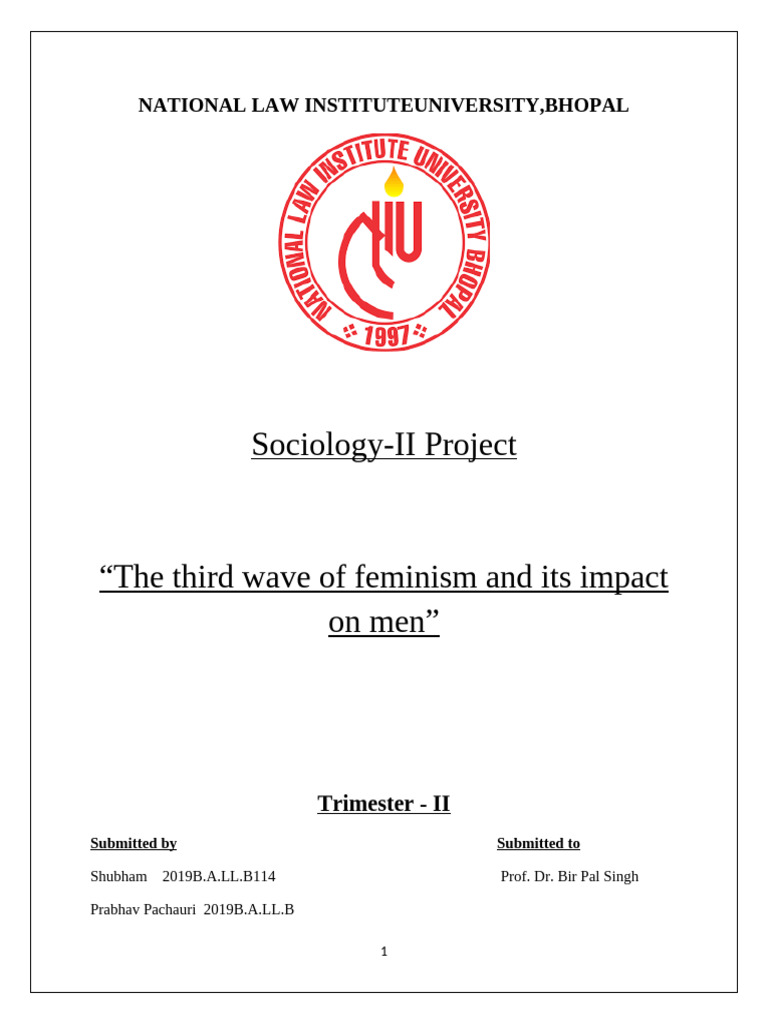 Impact of Third Wave Feminism on Men | PDF | Feminism | Gender Studies