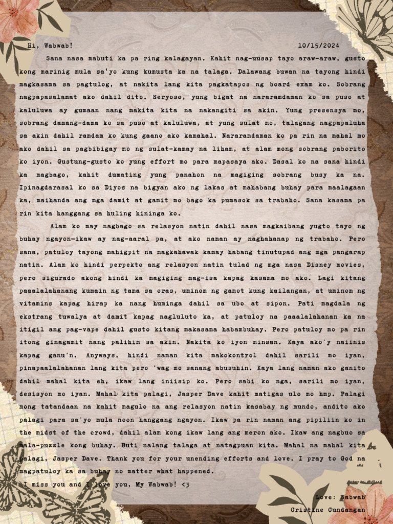 Letter | PDF