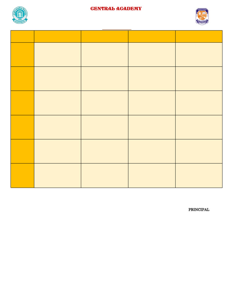 Quarterly Ix-Xii Timetable 2025-26 New | PDF
