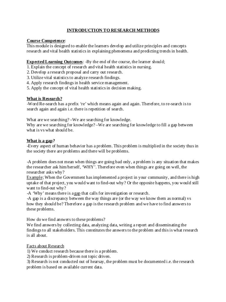 Research Methodology Notes - 083305 - 012127 | PDF | Hypothesis ...