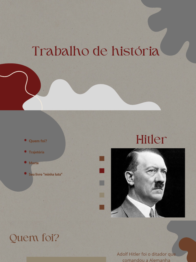 Biografia de Adolf Hitler e "Mein Kampf" | PDF | Adolf Hitler ...