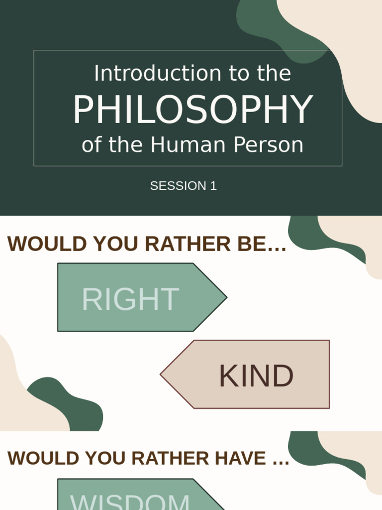 Philosophy Session 1 Meaning Principles and Branches of Philosophy | PDF | Reason | Epistemology