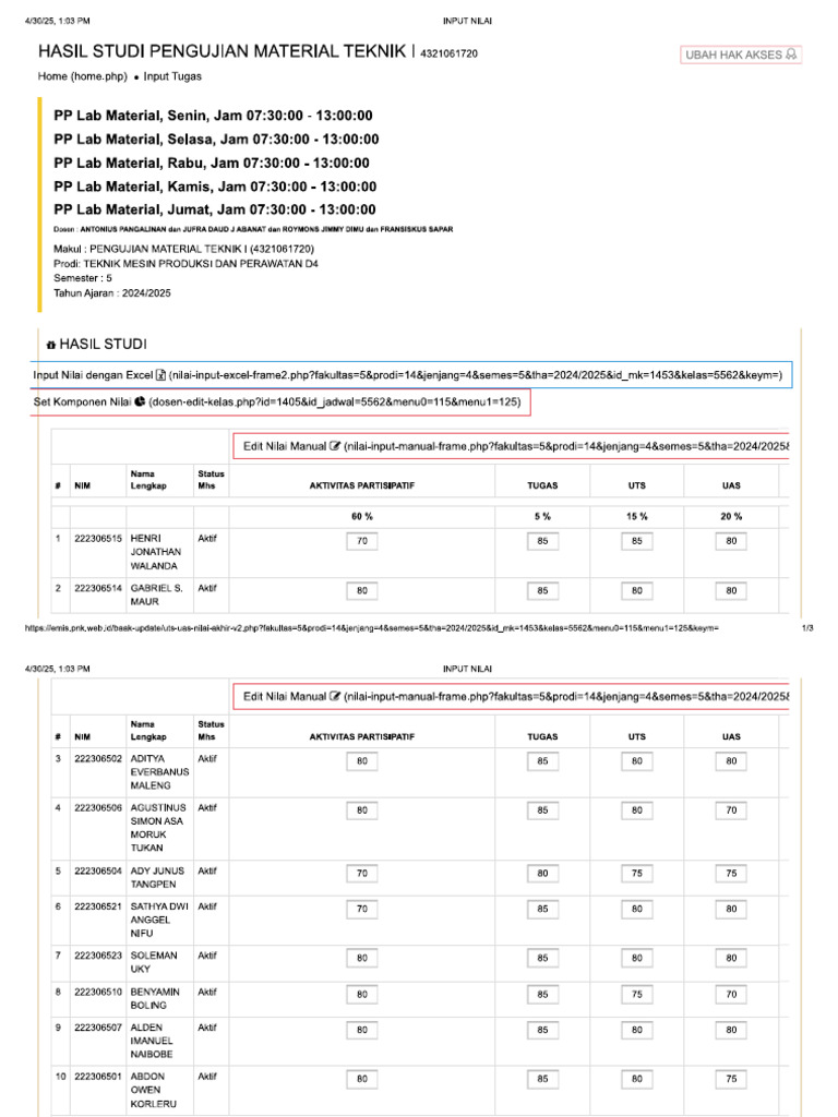 Pengujian Material Teknik I (4321061720) 4b | PDF