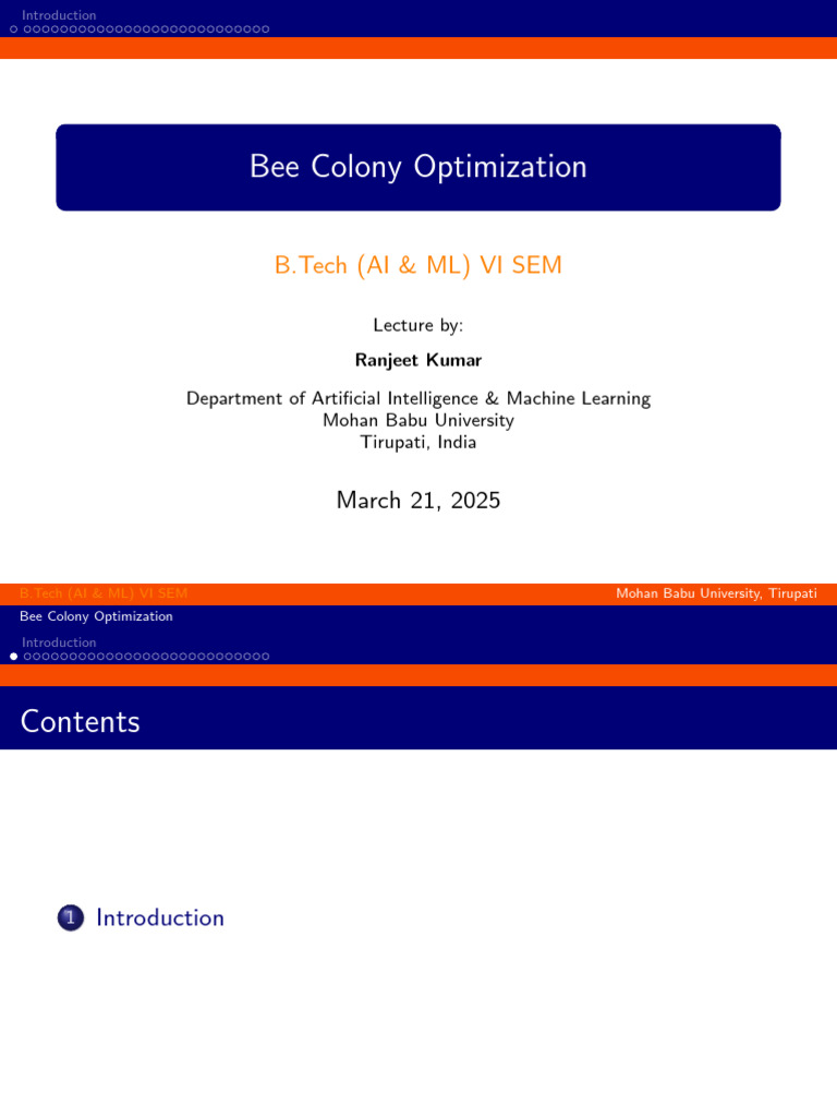 Bee Colony Optimization | PDF | Mathematical Optimization | Artificial Intelligence