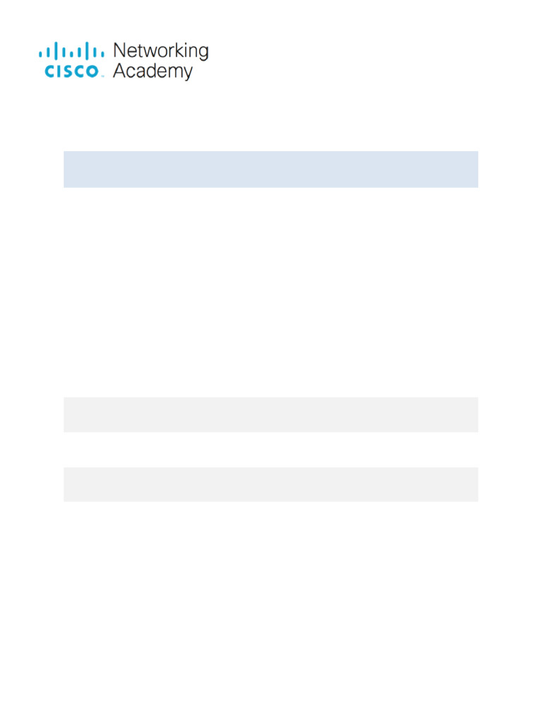 14.3.5 Packet Tracer - Basic Router Configuration Review | PDF ...