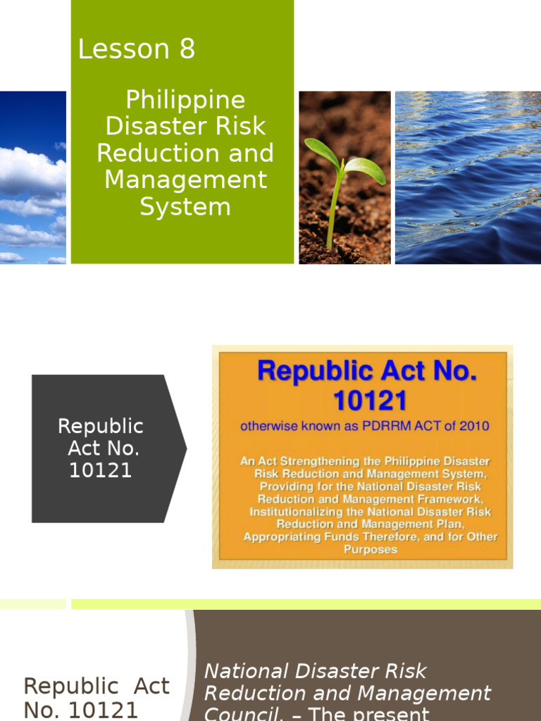 Philippine Disaster Risk Management Act | PDF | Emergency Management ...