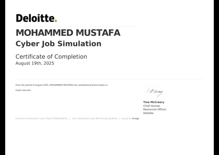 Cyber Certificate | PDF