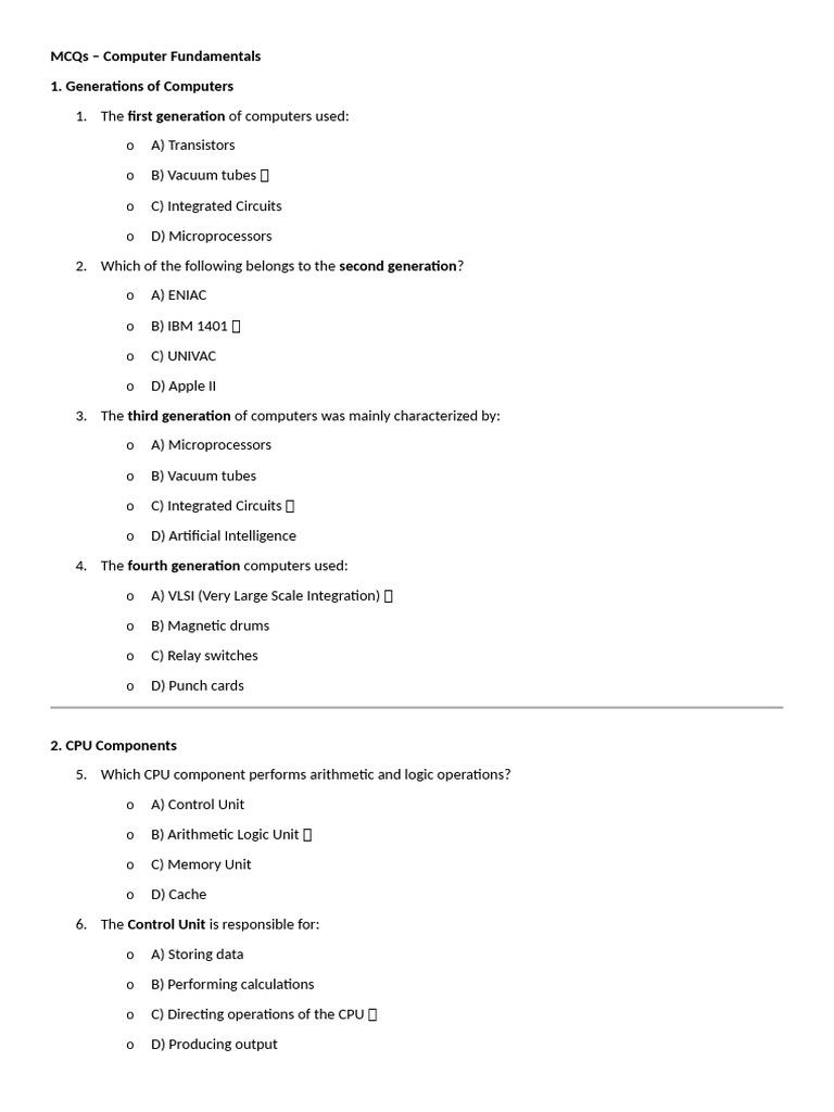 MCQs | PDF | Queue (Abstract Data Type) | Computer Virus