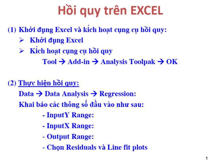 00 Huong Dan Thuc Hanh H I Quy Trên Excel | PDF